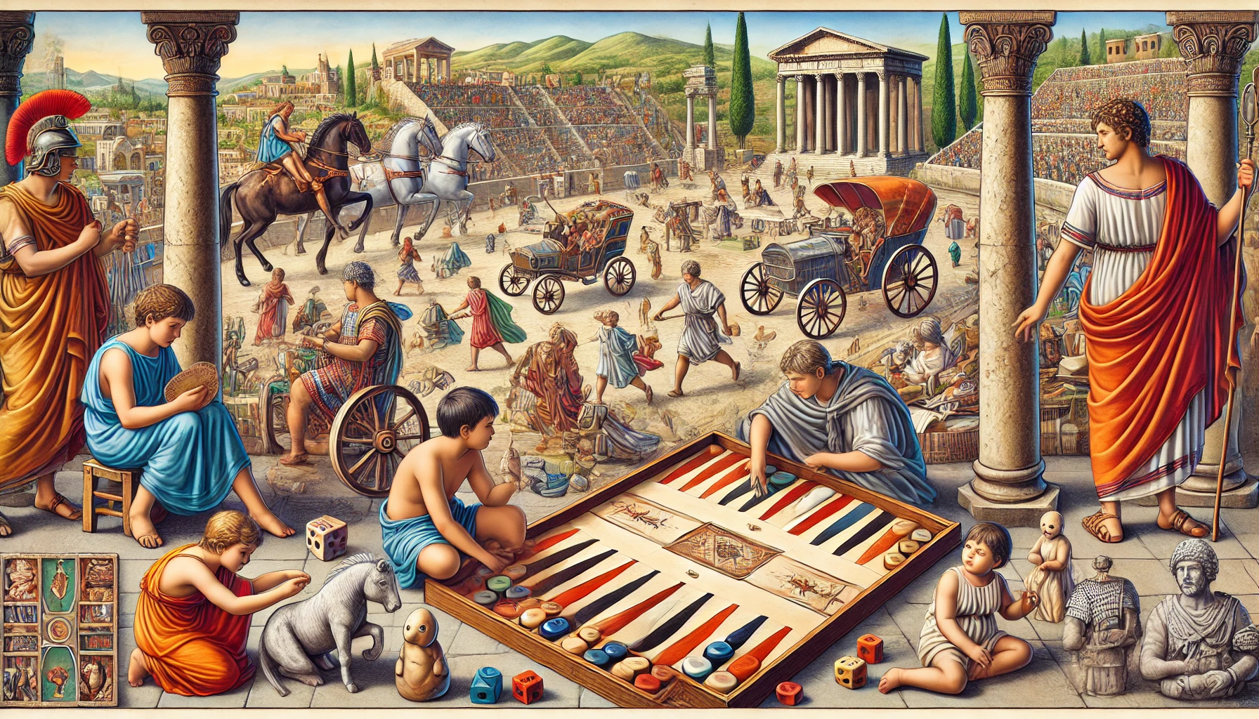 I giochi più praticati nell’Antica Roma e ancora presenti nell’era ...